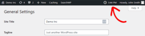 How to Display the Time According to Your WordPress Blog in Admin Bar