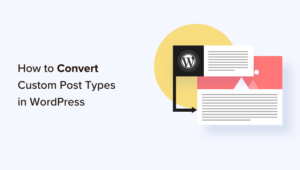 How To Switch/Convert Custom Post Types in WordPress