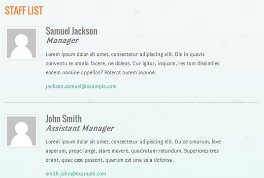 How To Create A Simple Staff List In WordPress