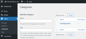 How to Add Categories and Tags for WordPress Pages