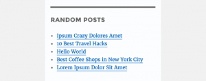 How to Display Random Posts in WordPress