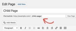 How to Remove Parent Slug From Child Page URL in WordPress