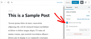 How to Make Sticky Posts in WordPress (2 Easy Steps)