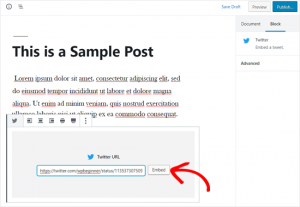 How to Embed Actual Tweets in WordPress Blog Posts