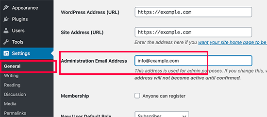 How To Change The WordPress Admin Email 3 Methods 