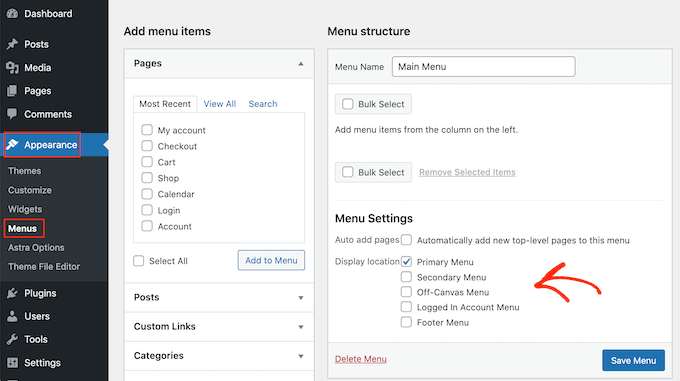How To Add Custom Navigation Menus In WordPress Themes MambaHosting