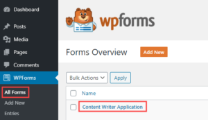 How to Make a Job Application Form in WordPress (1-click Template)