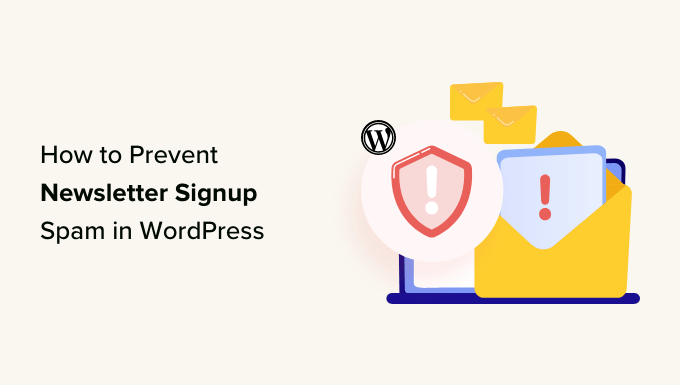 How to Prevent Newsletter Signup Spam in WordPress (3 Methods)