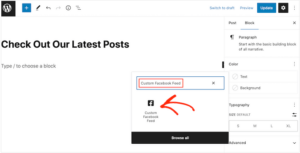 How to Embed Facebook Status Posts in WordPress