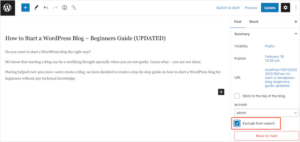 How to Exclude Pages from WordPress Search Results (Step by Step)