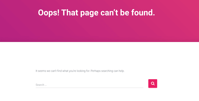How to Improve Your 404 Page Template in WordPress (2 Ways)